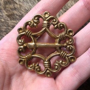 Jewelry | Vintage Finish Solid Brass Kalevala Koru Scandinavian ...